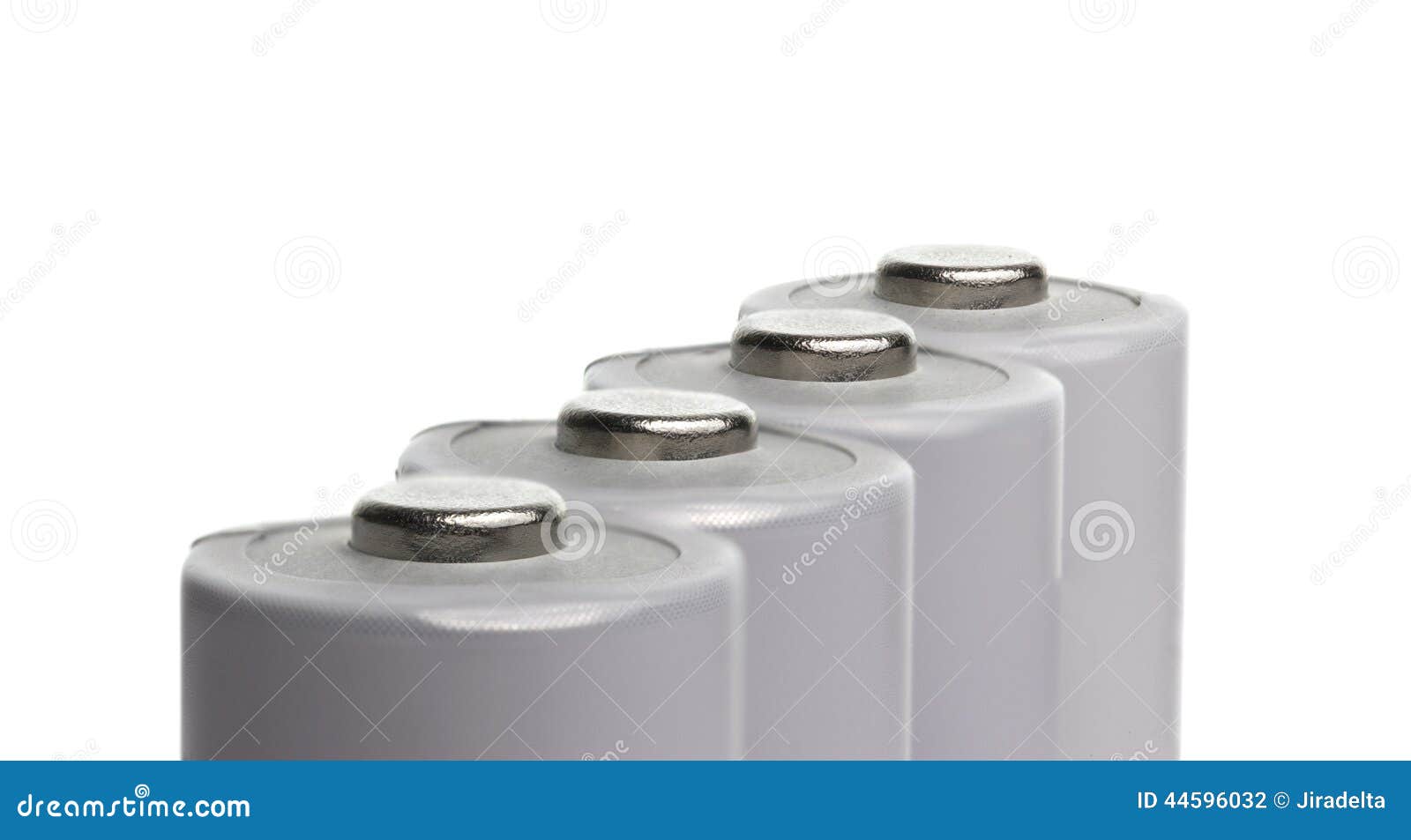 White Rechargeable Battery stock photo. Image of battery - 44596032