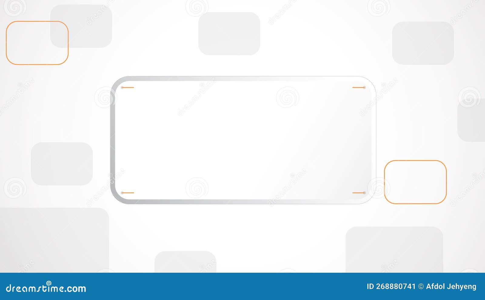 White Grey Rectangle Technology Background Abstract. Technology with ...