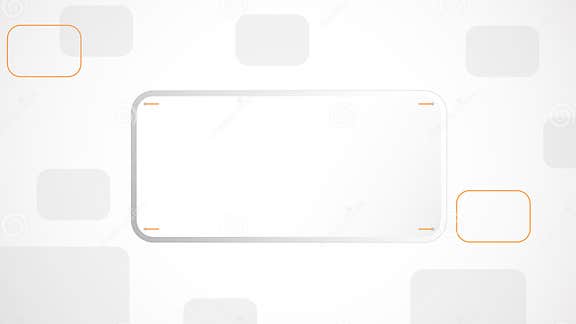 White Grey Rectangle Technology Background Abstract. Technology with ...