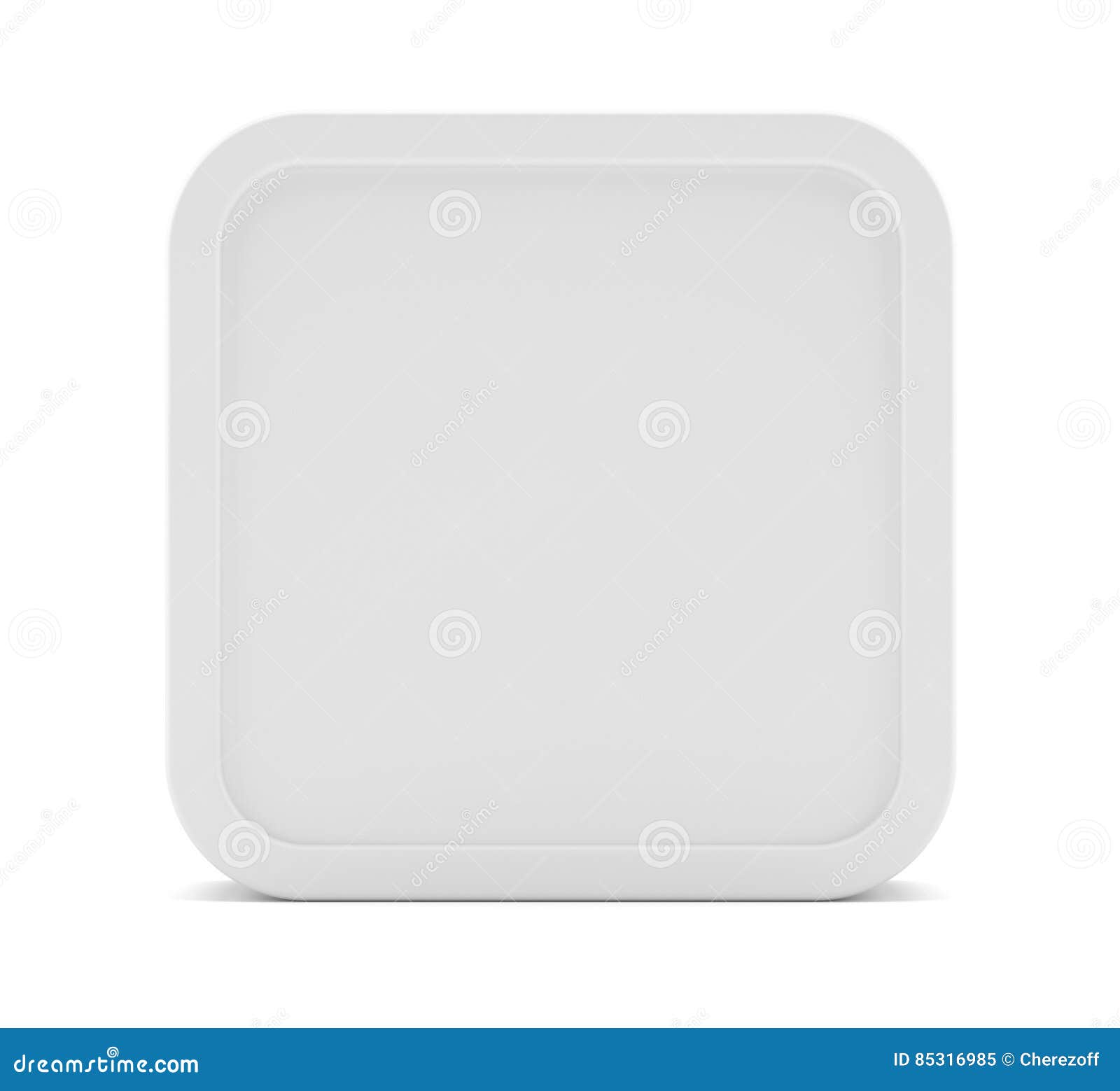 White Rectangle with Rounded Corner Stock Image - Image of concept ...