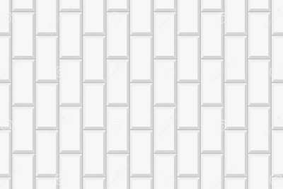 White Rectangle Tile Vertical Layout. Ceramic or Brick Wall Seamless ...