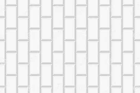 White Rectangle Tile Vertical Layout. Ceramic or Brick Wall Seamless ...