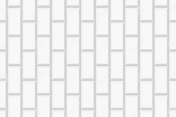 White Rectangle Tile Vertical Layout. Ceramic or Brick Wall Seamless ...