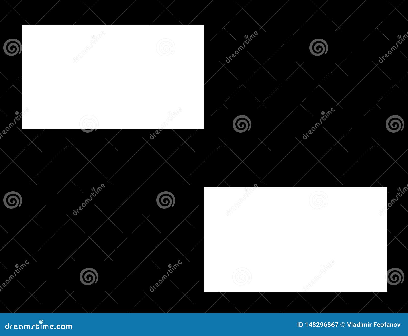 White Rectangles on Black Background, Wide Black Fields, Stock Image ...
