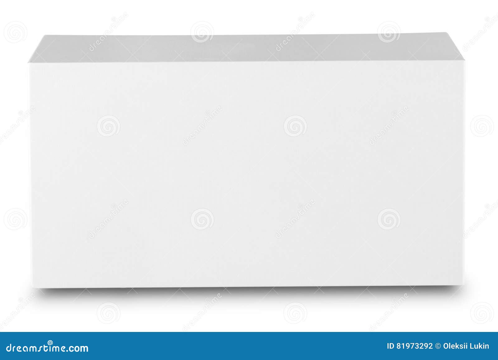 White rectangular box stock photo. Image of shiny, pack - 81973292