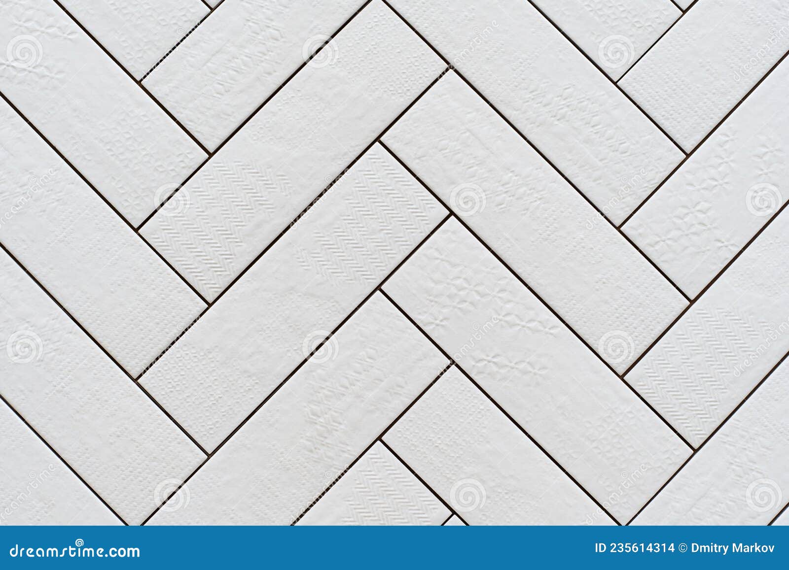 White Rectangular Ceramic Tiles. Close-up Stock Photo - Image of ...