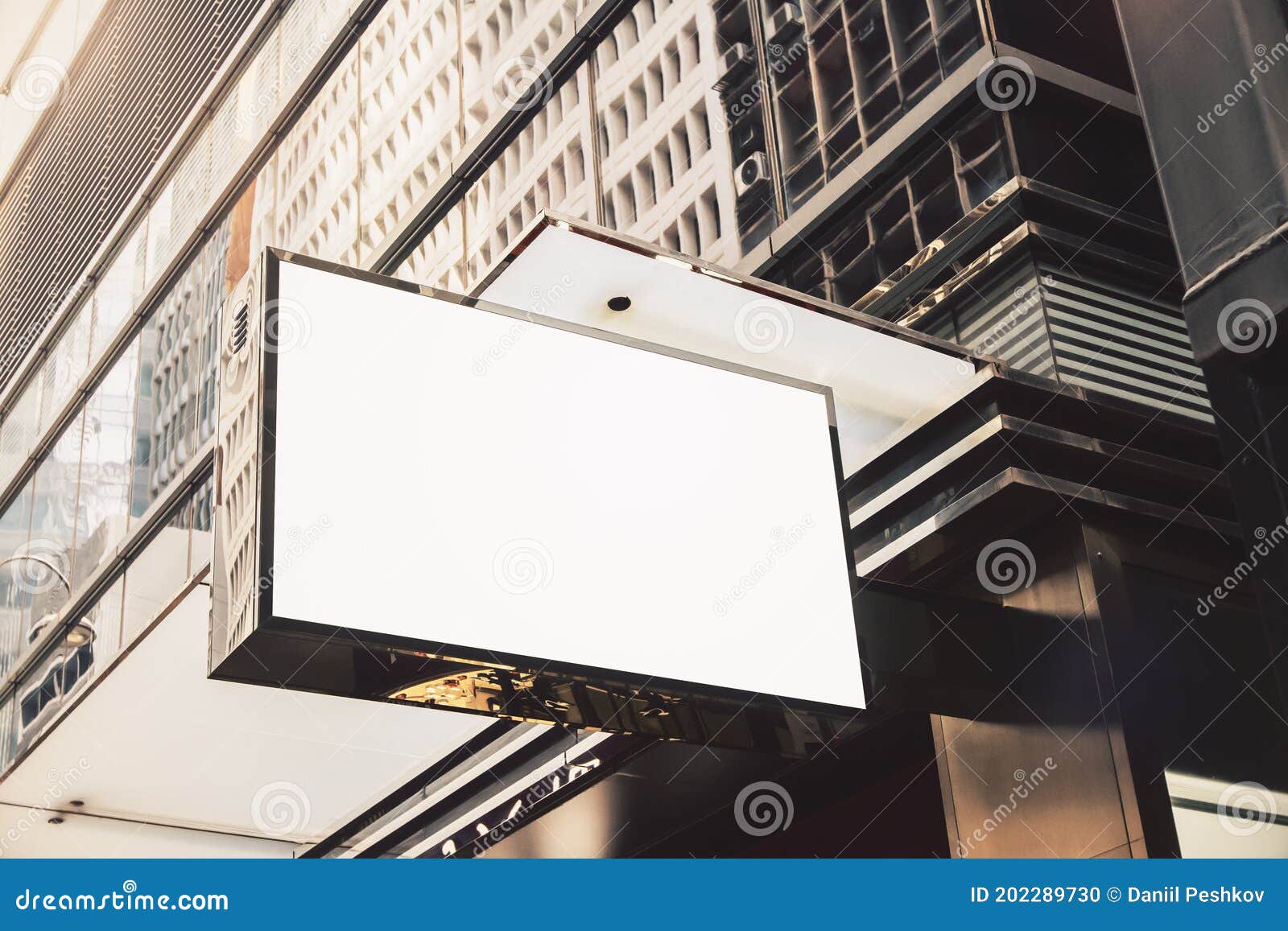 Red Rectangular Sign Reading Drive Thru For Fast Food Restaurant With ...