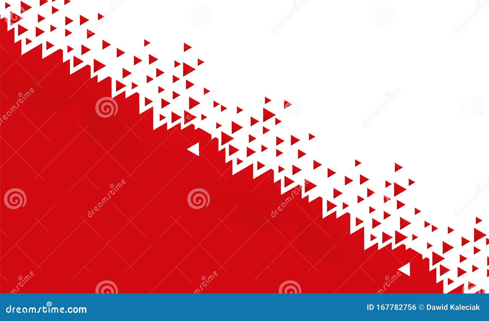 White-red Background with a Pattern of Triangles Stock Vector ...