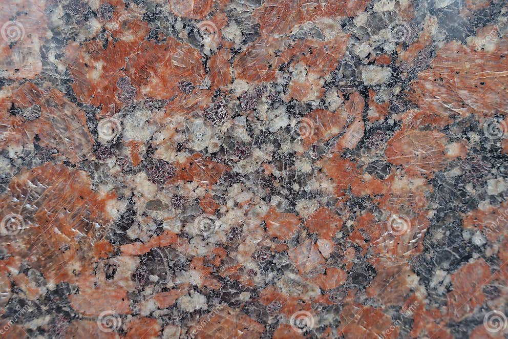 White, Red and Black Polished Granite Texture Stock Image - Image of ...