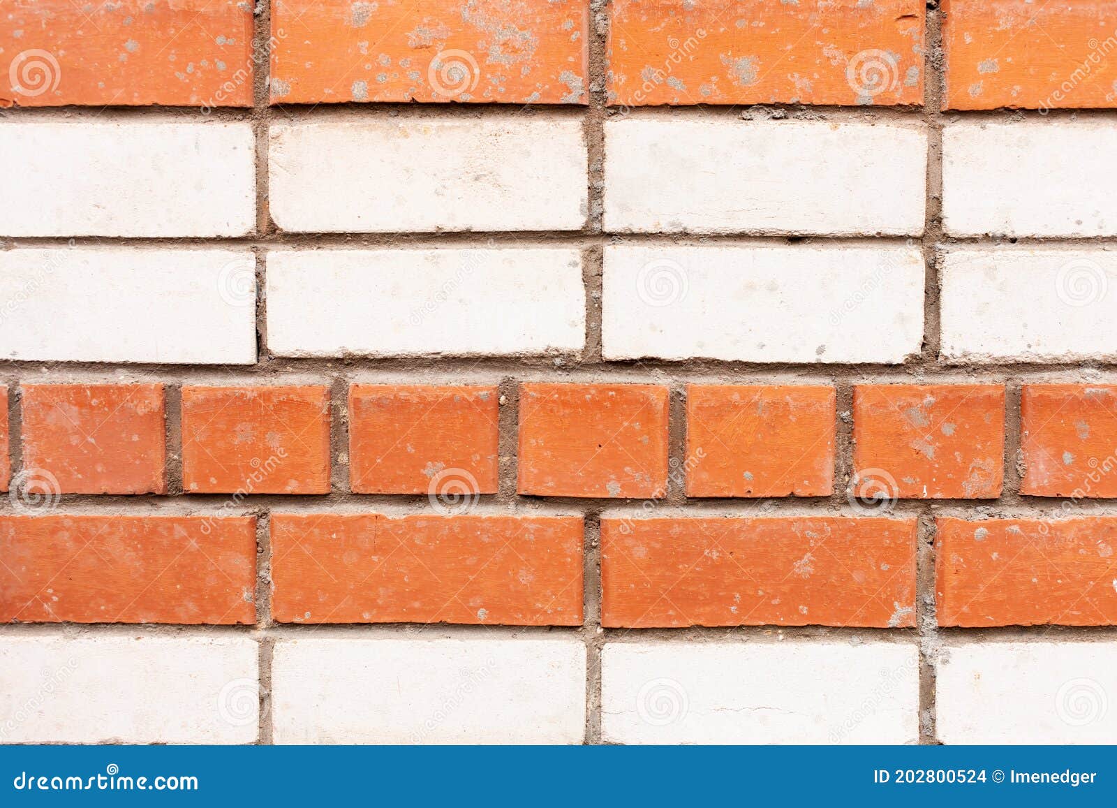White and Red Brickwork Building Wall Stock Photo - Image of ...