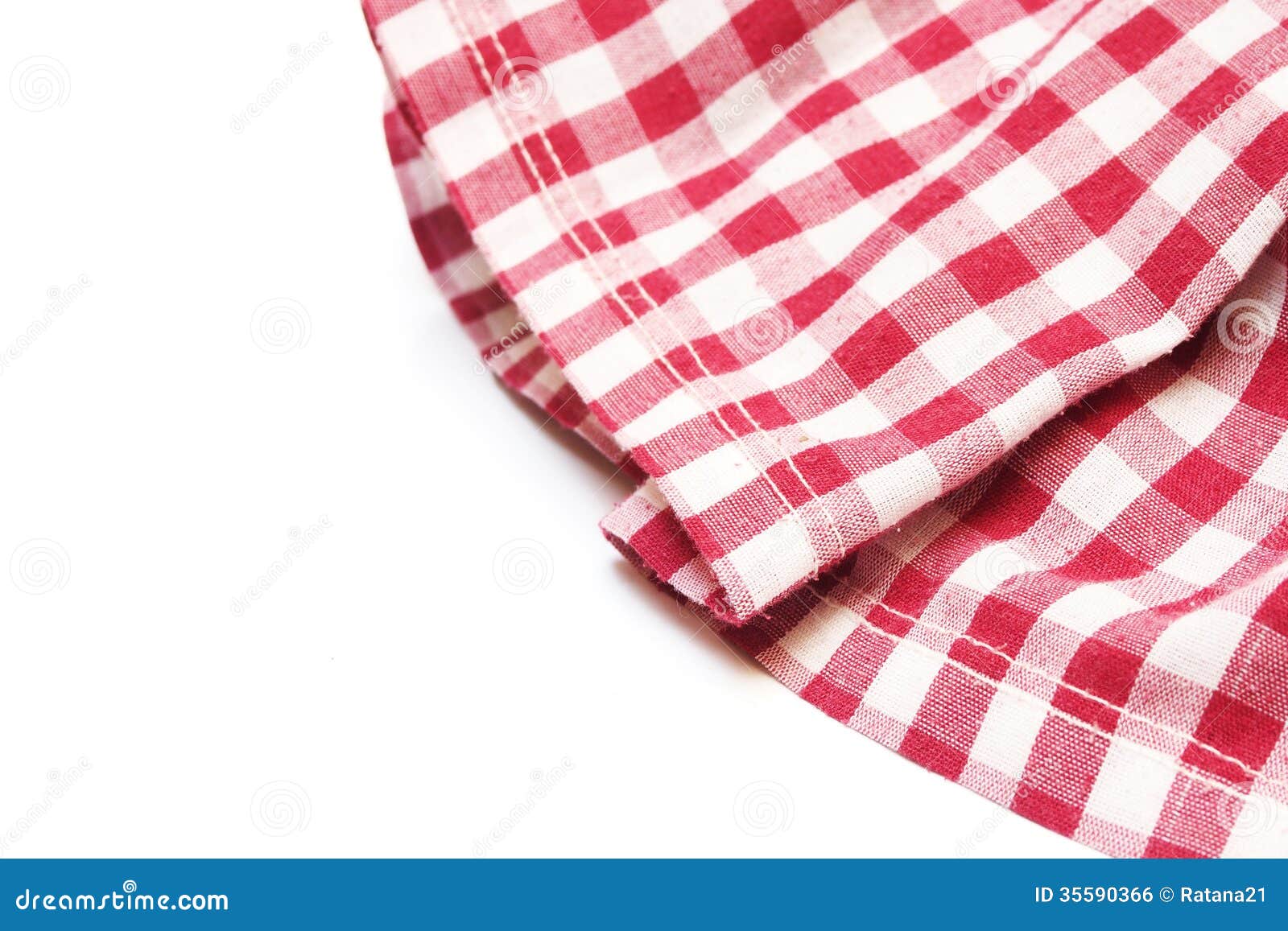 The White and Red Checkered Cloth Stock Photo - Image of detail, cotton ...