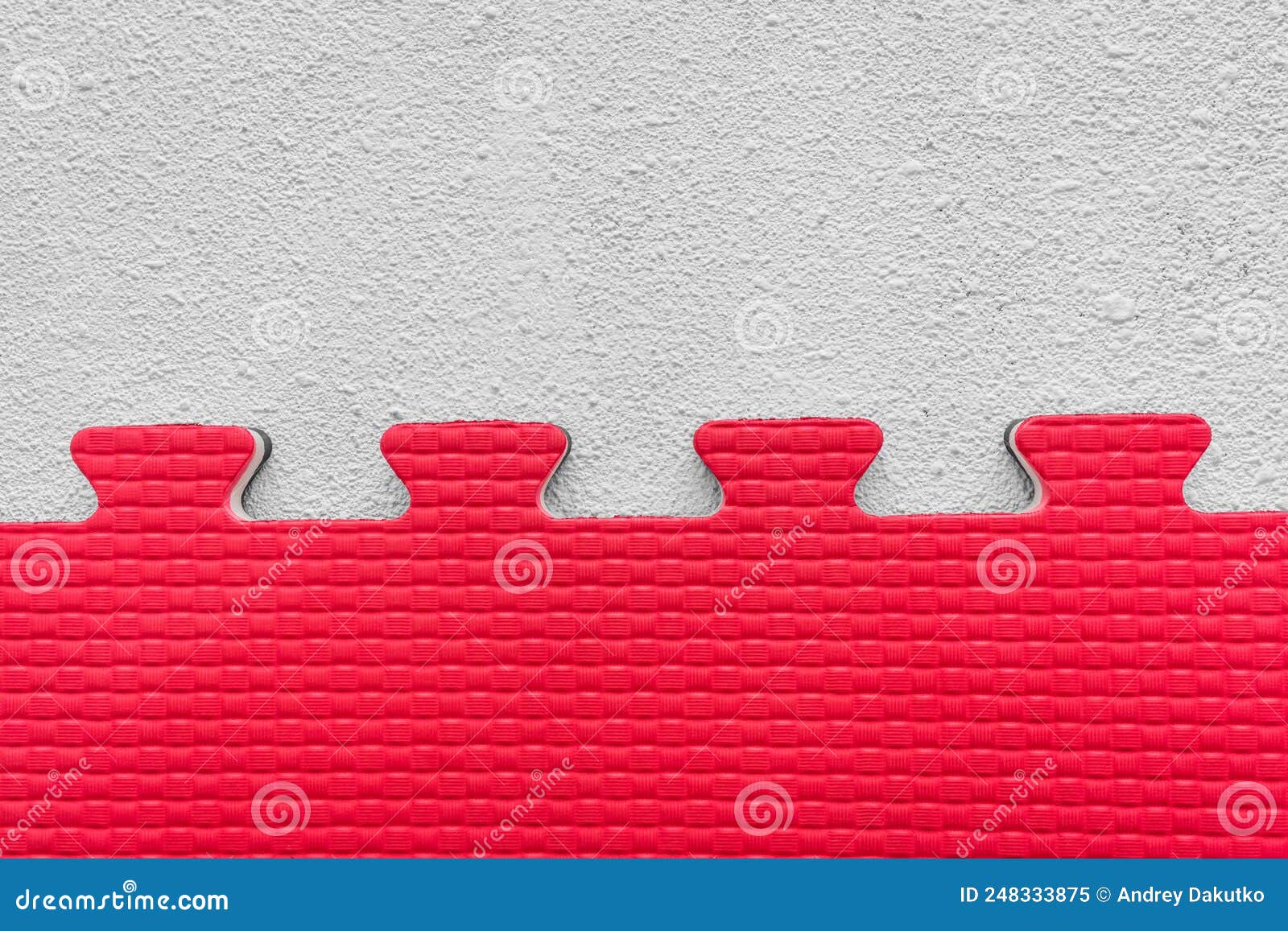 White and Red Puzzle Rubber Mat Pattern Gym Floor Background Abstract ...