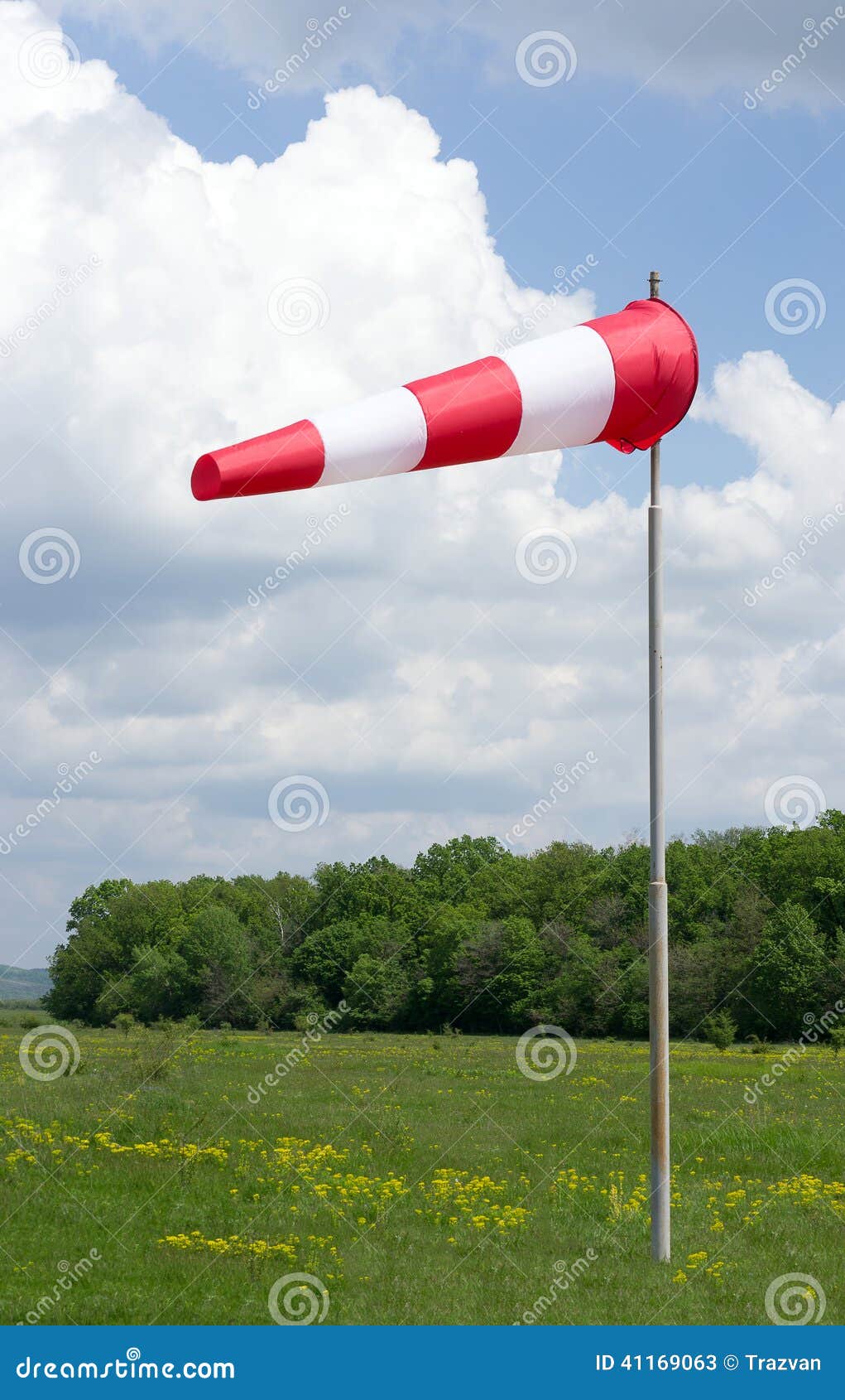 White-red windsock stock image. Image of flying, meteorological - 41169063