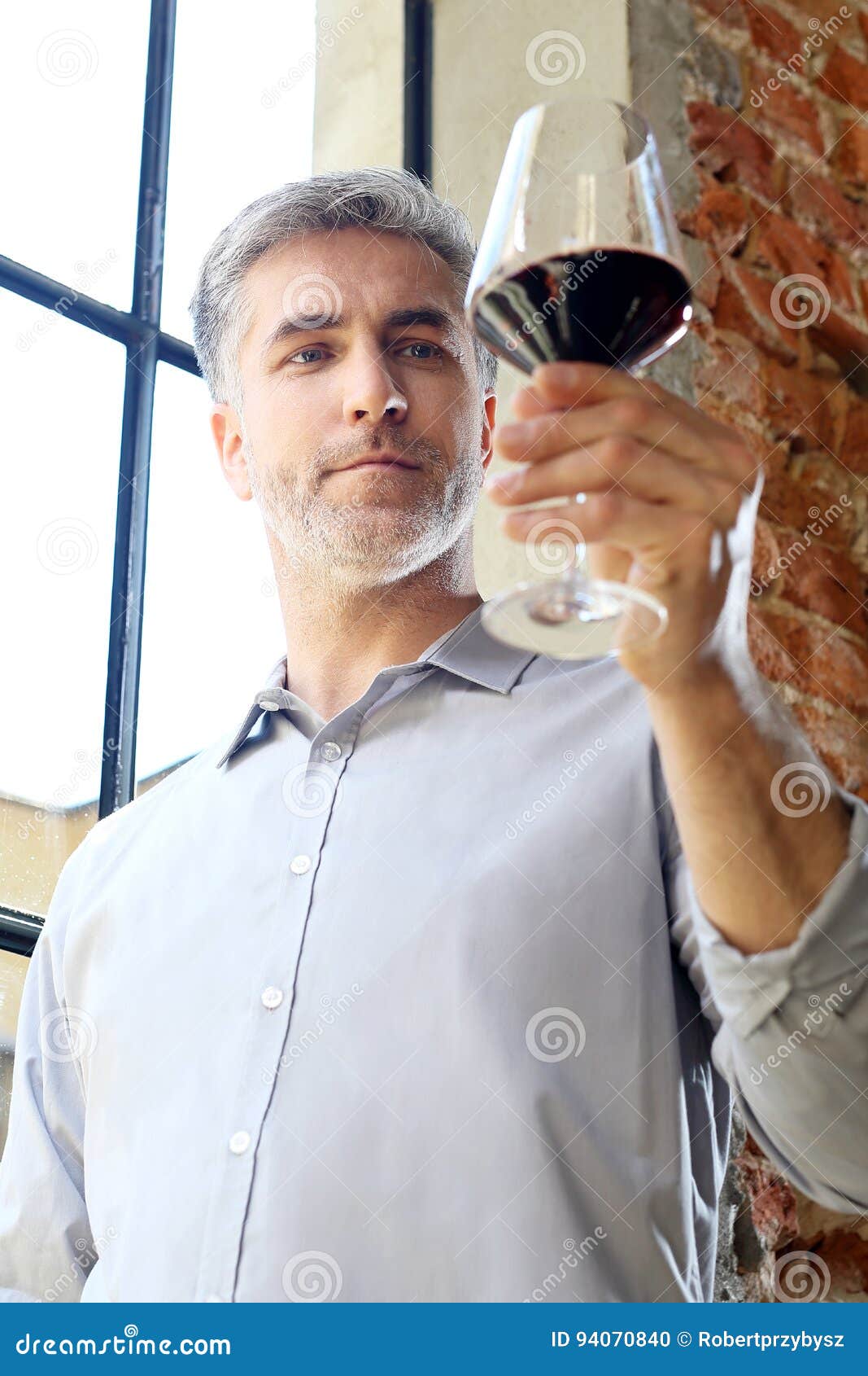 White or Red Wine? Man Pours Wine into a Glass. Stock Photo - Image of ...