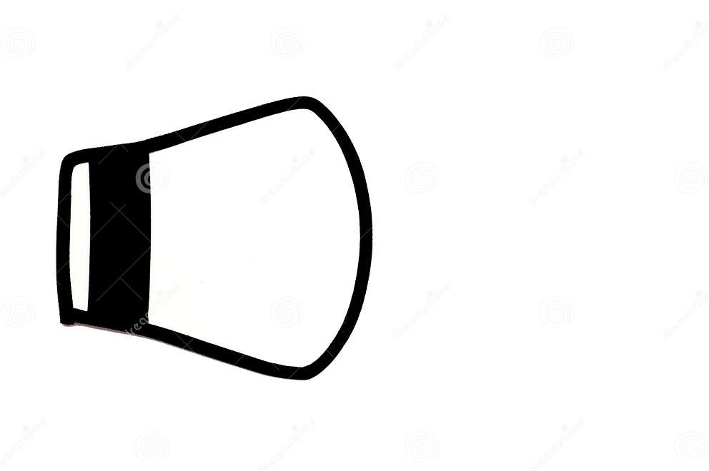 White Reflector Visor To Diffuse Light from the on-camera Flash Stock ...