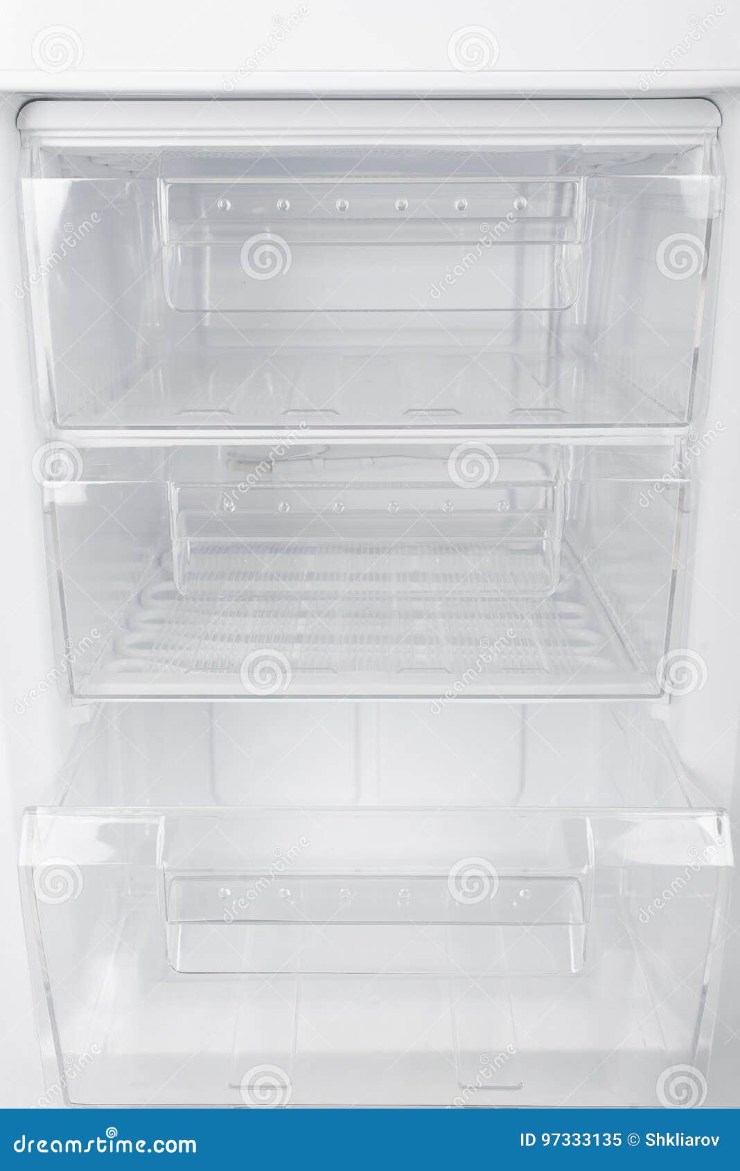 White Refrigerator Isolated on White Background Stock Image - Image of ...