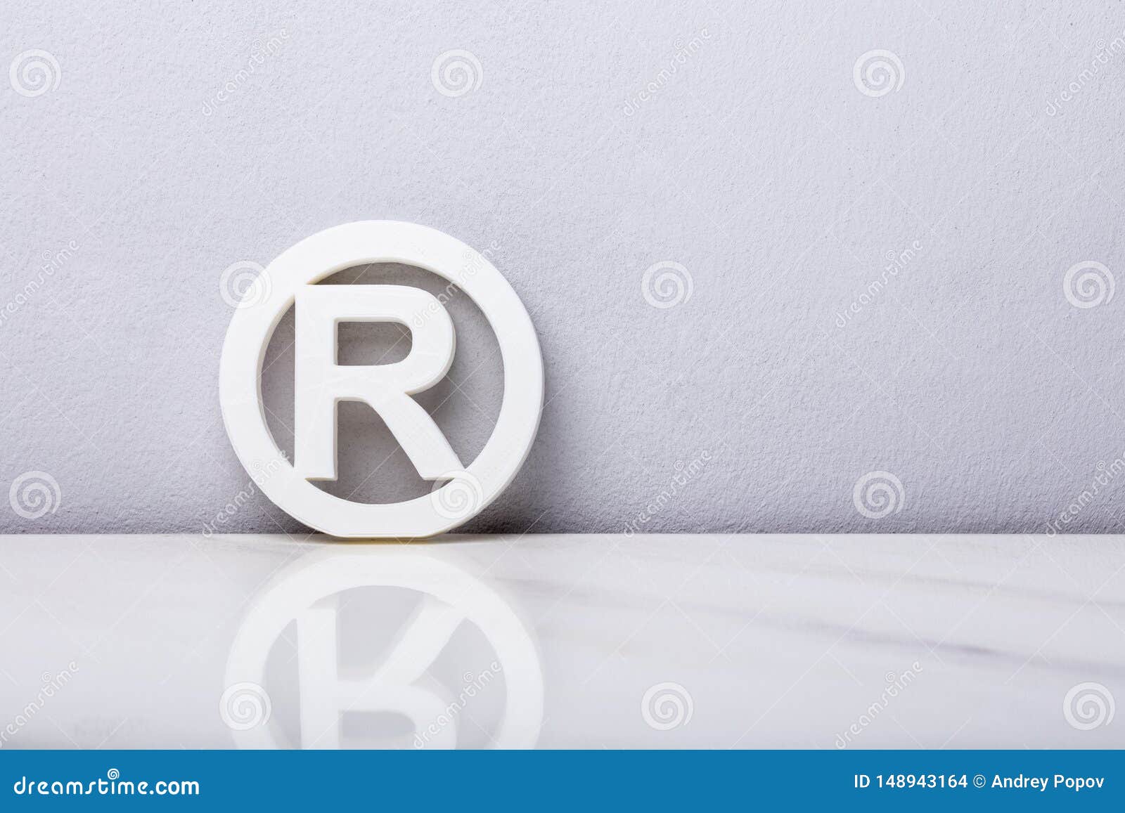 White Registered Trademark Sign Stock Photo - Image of protect ...