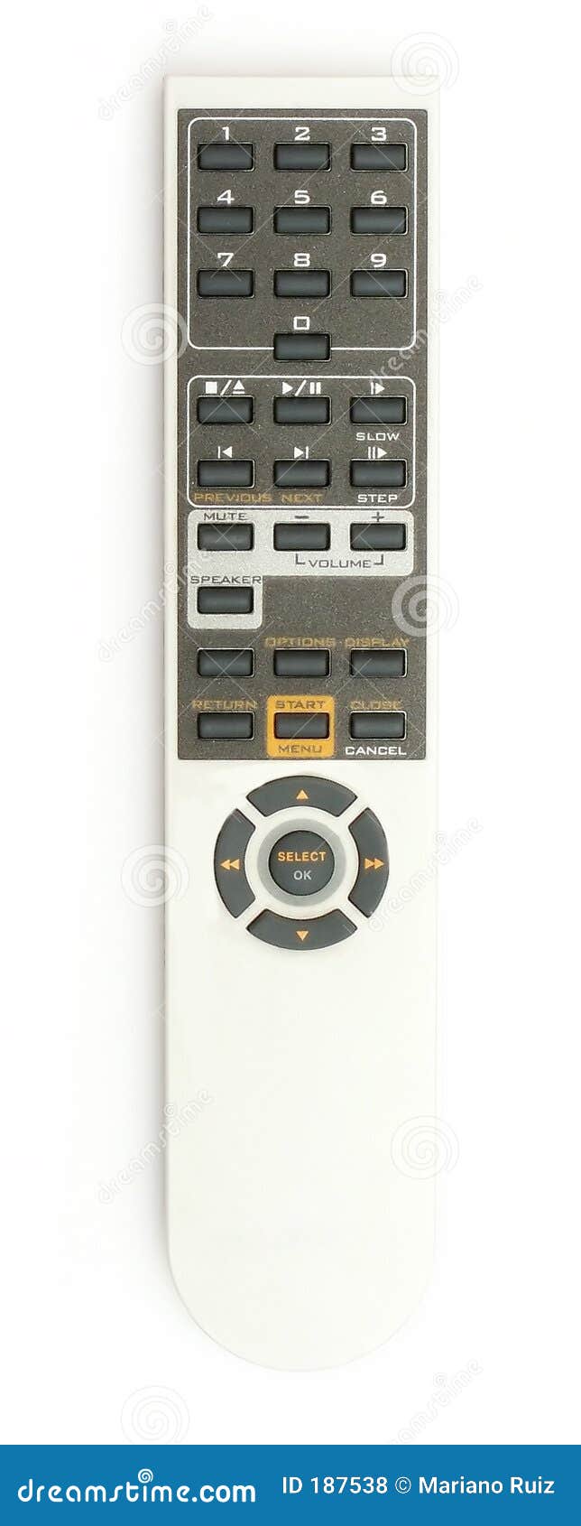 White Remote 01 stock photo. Image of leisure, button, communication ...