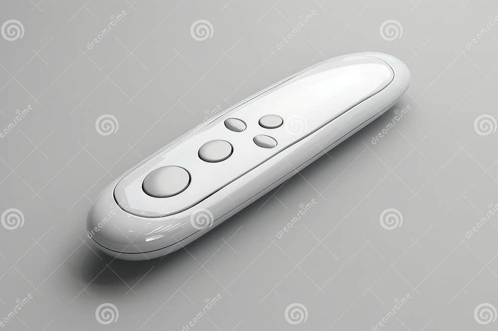 Modern Remote Control Lying on a Gray Surface Stock Image - Image of ...
