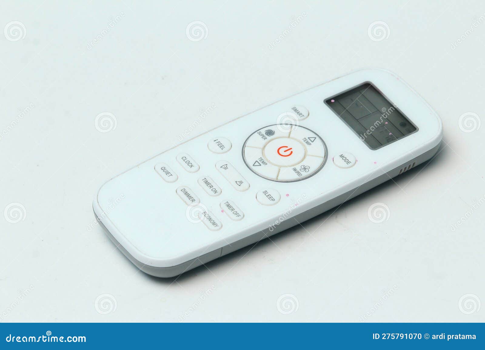 White Remote Controler for Air Conditioner Stock Photo - Image of ...