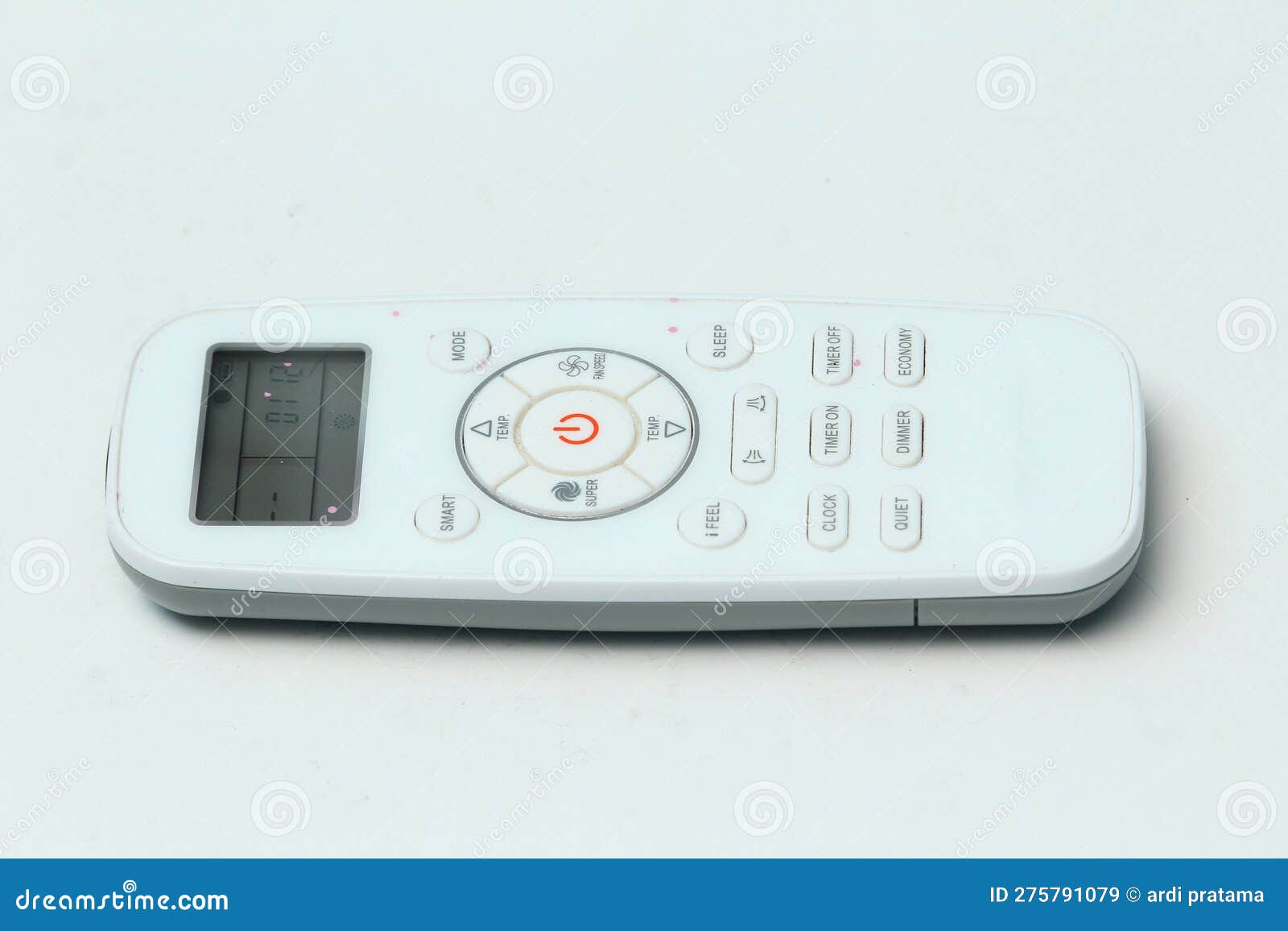 White Remote Controler for Air Conditioner Stock Image - Image of font ...