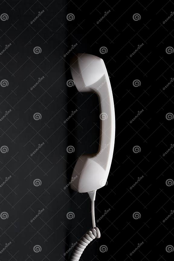 White retro telephone stock image. Image of corporate - 41399439