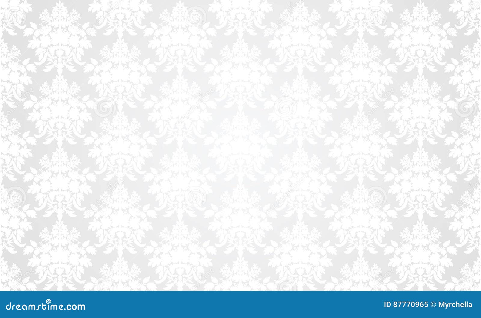 White Retro Wallpaper Background. Stock Illustration - Illustration of ...