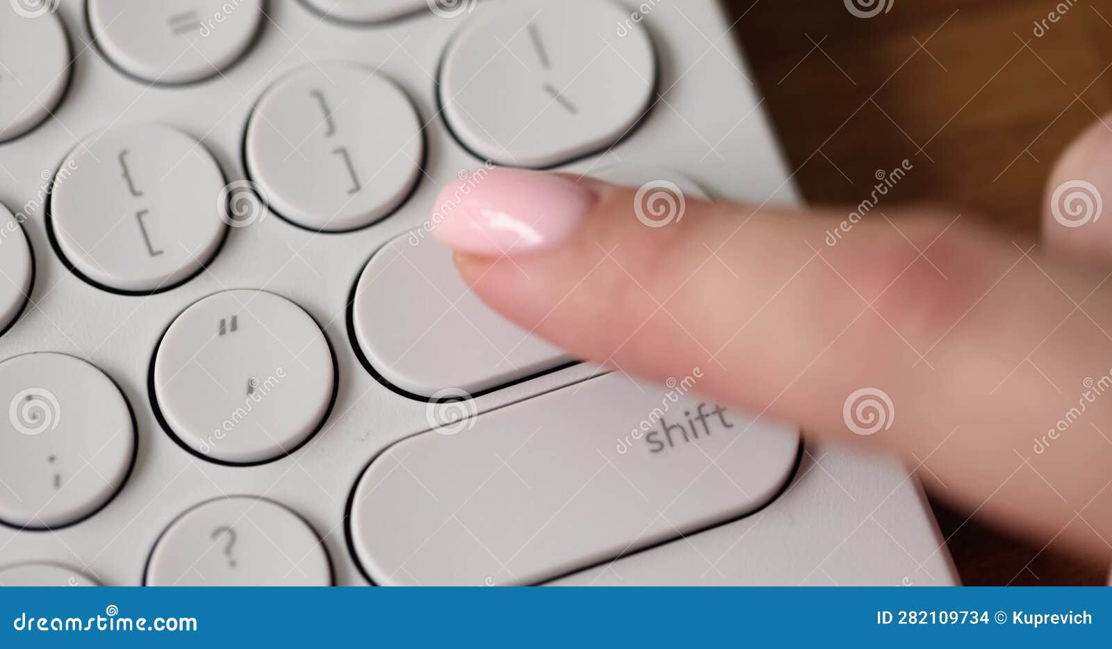 White Return or Enter Key is Pressed Stock Footage - Video of selection ...