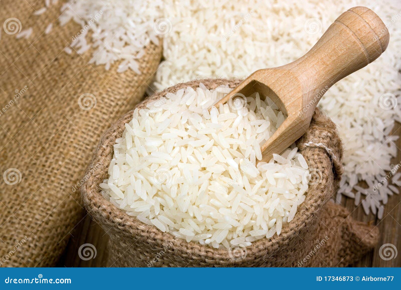 White rice stock image. Image of asian, heap, isolated - 17346873