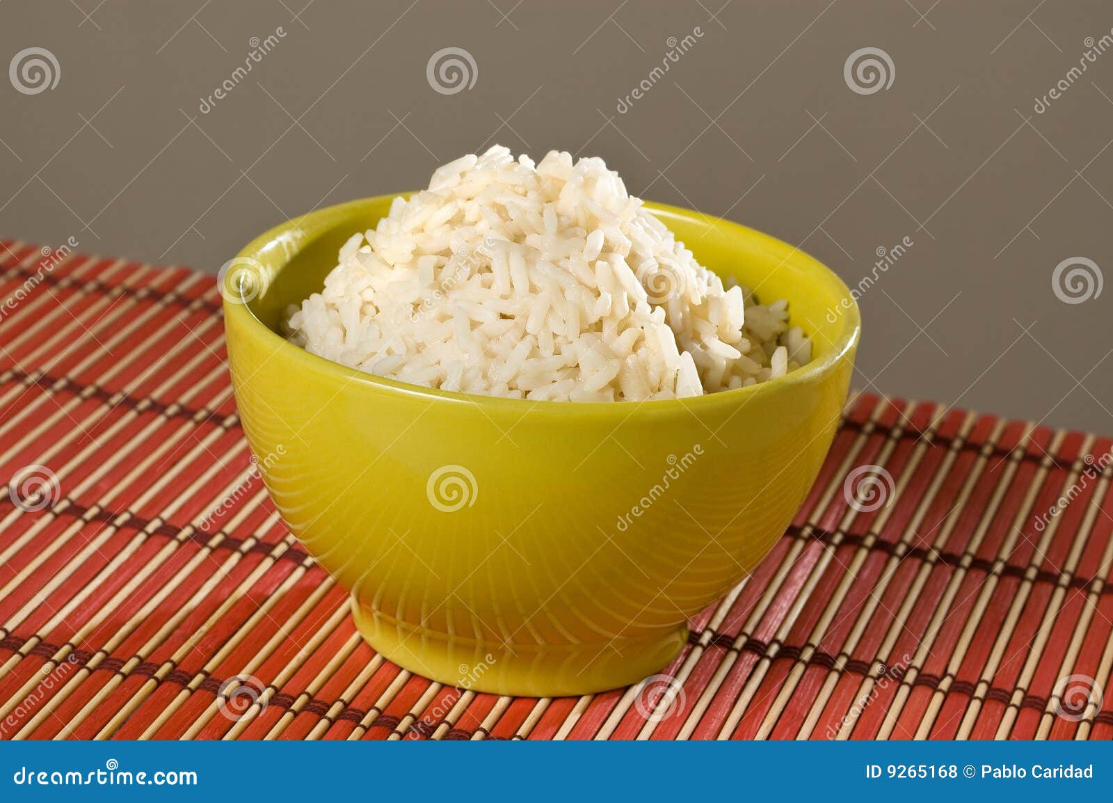 White rice in bowl. stock photo. Image of japan, backgrounds - 9265168