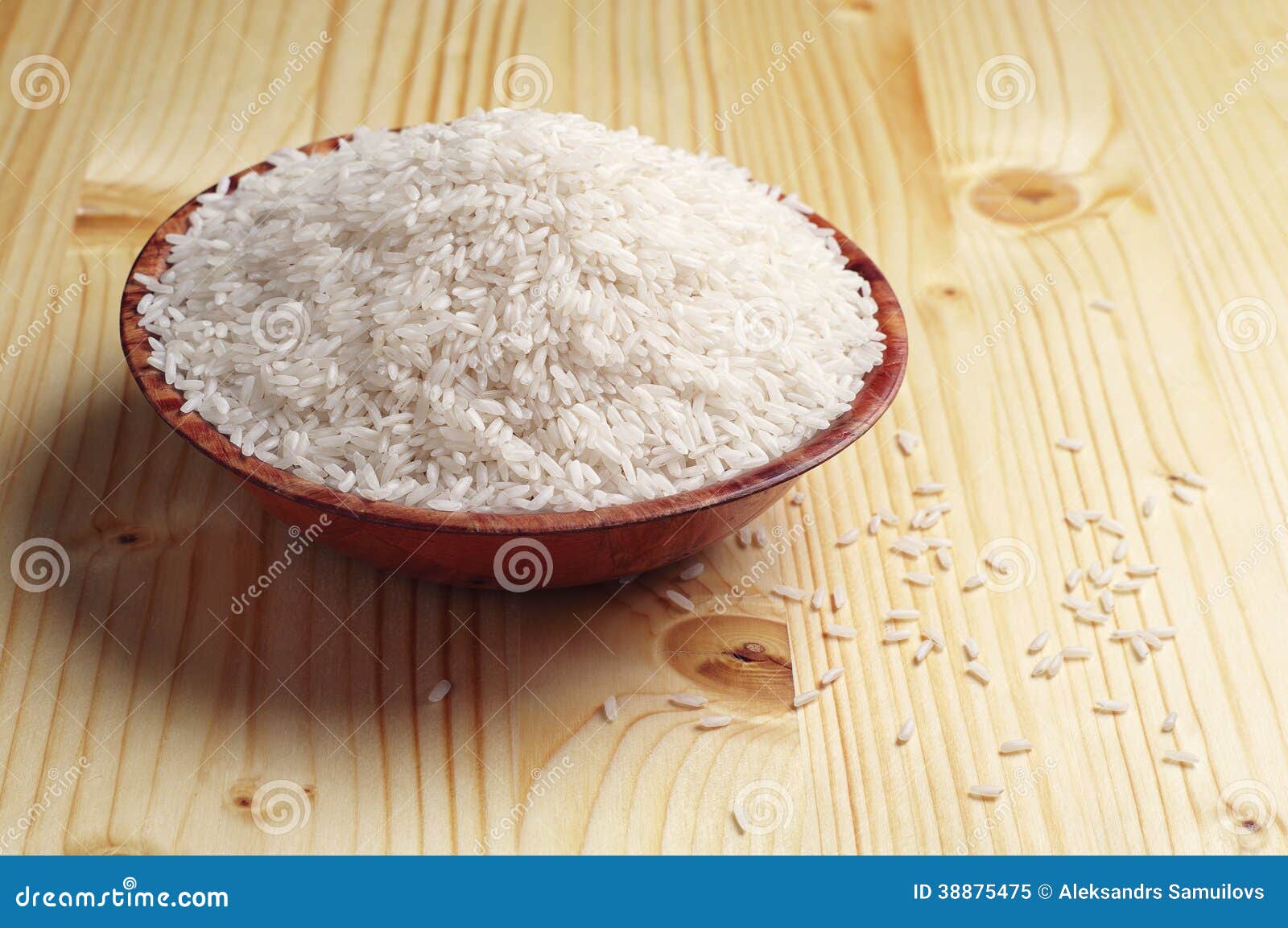 White rice in bowl stock image. Image of vegetarian, natural - 38875475