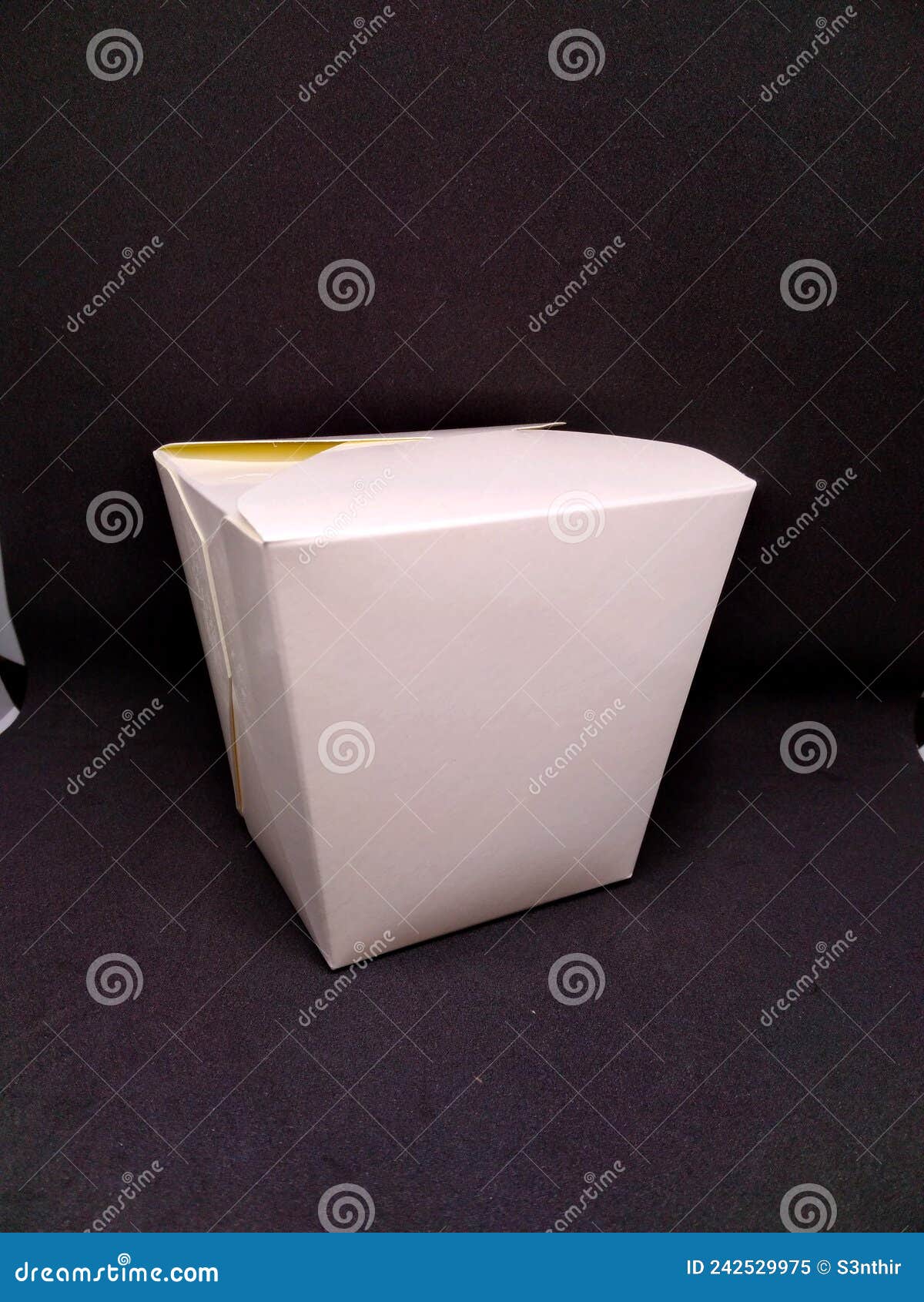 The White rice box stock image. Image of away, ricebox - 242529975