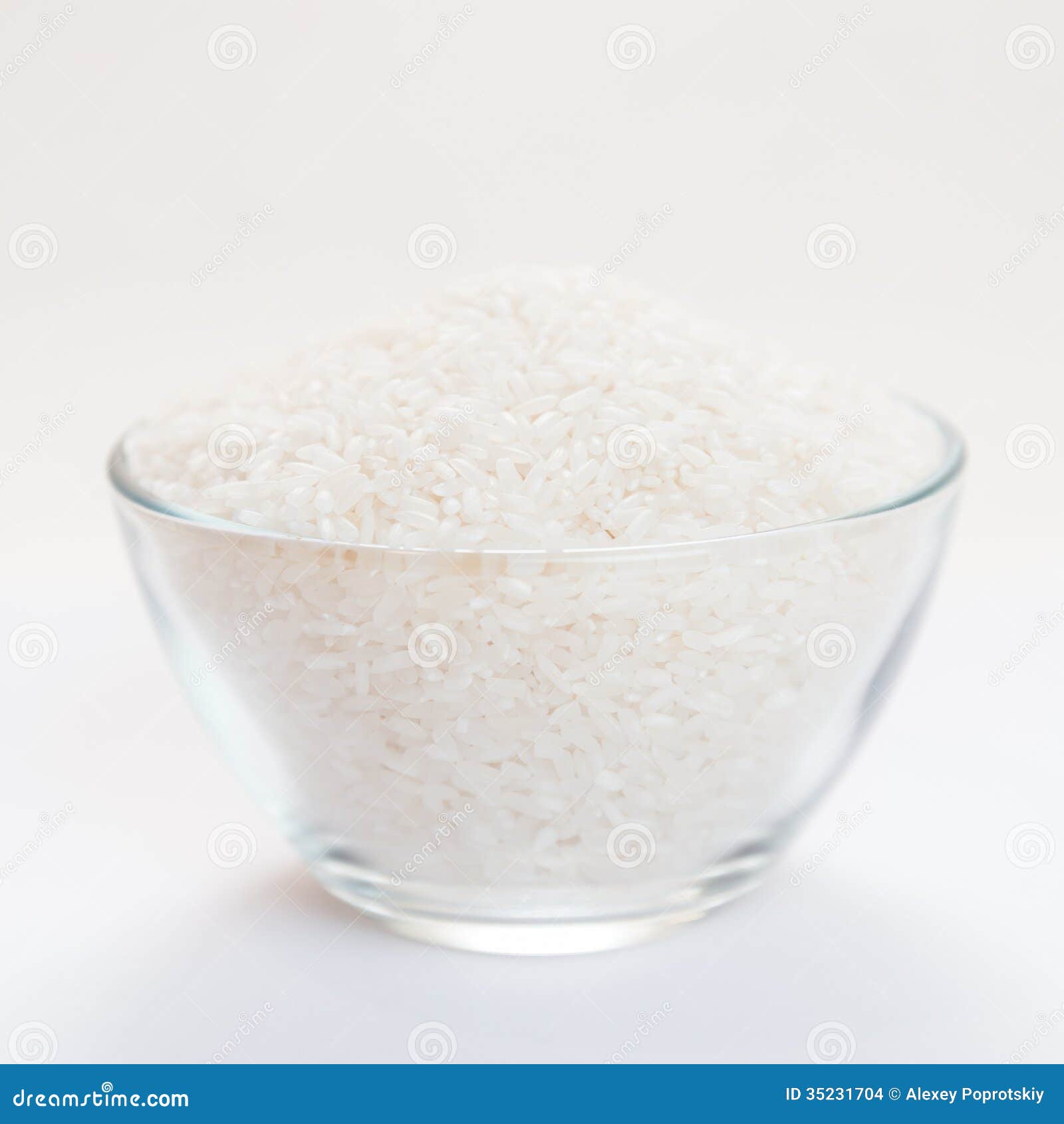White rice cereal stock photo. Image of long, bowl, seed - 35231704
