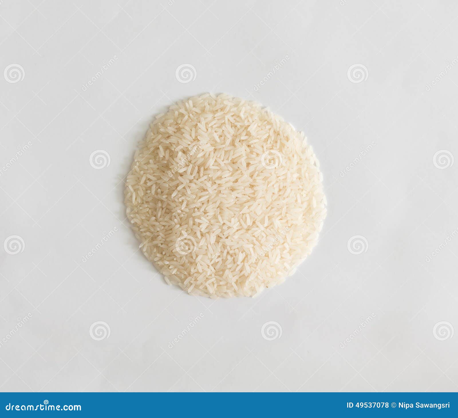 White rice is circle shape stock photo. Image of nature - 49537078