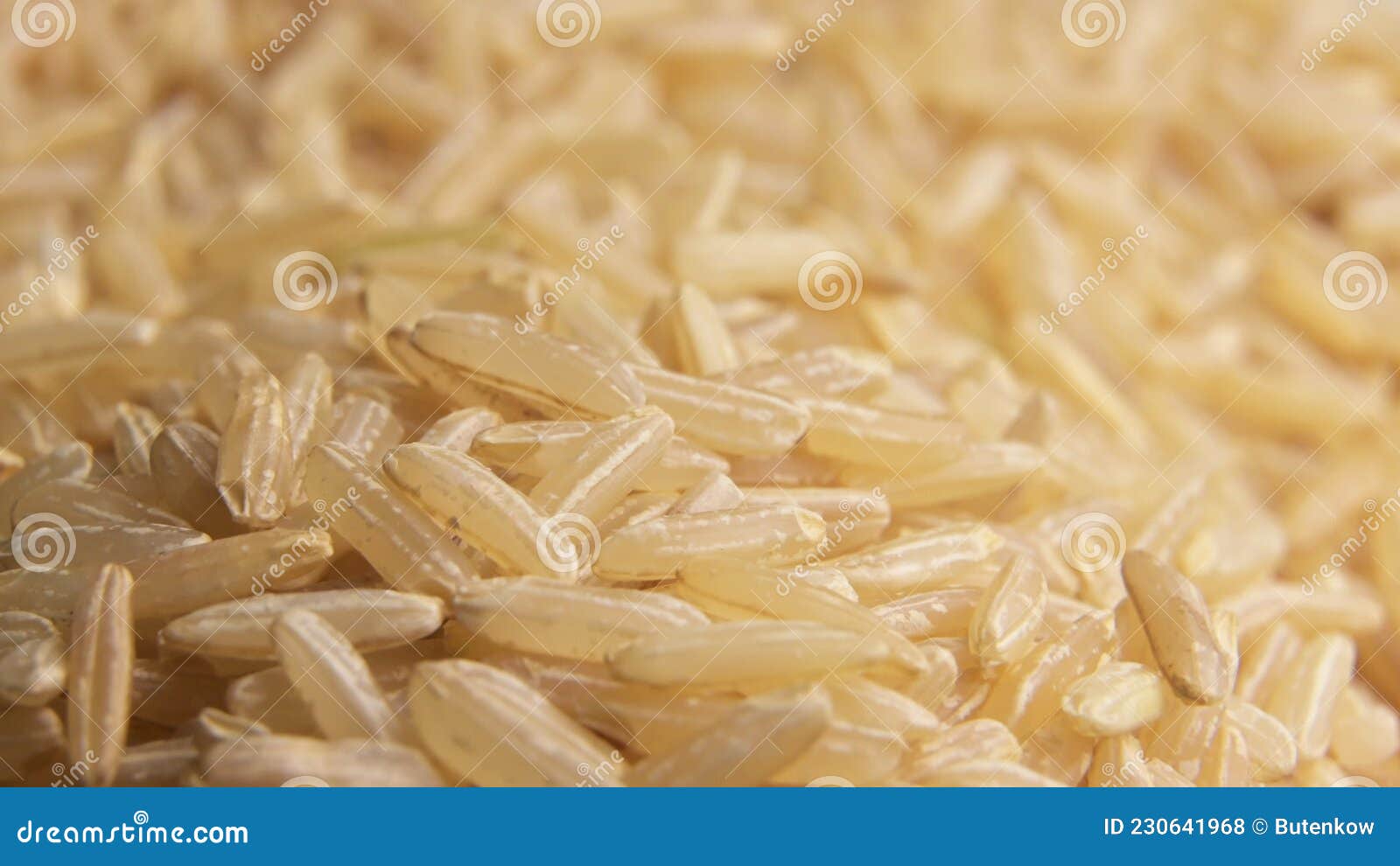 White Rice Close-up Rotates in a Circle Stock Footage - Video of grain ...