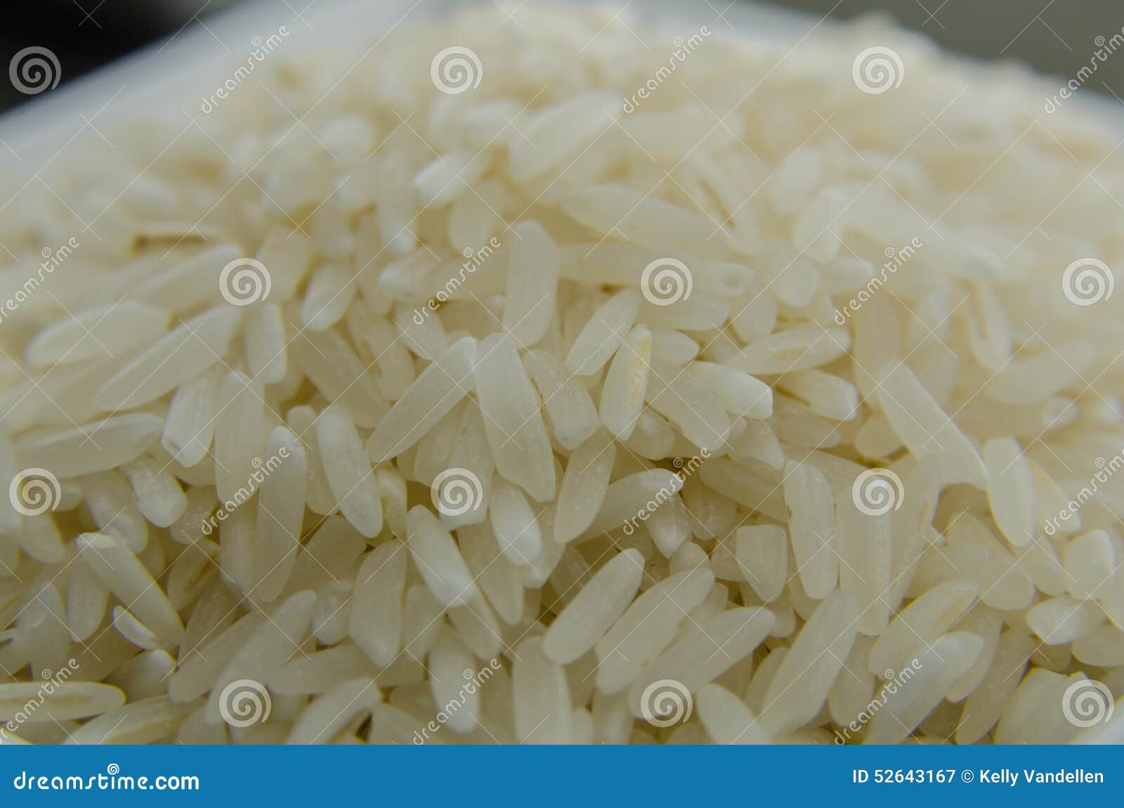 White Rice Close Up stock image. Image of horizontal - 52643167