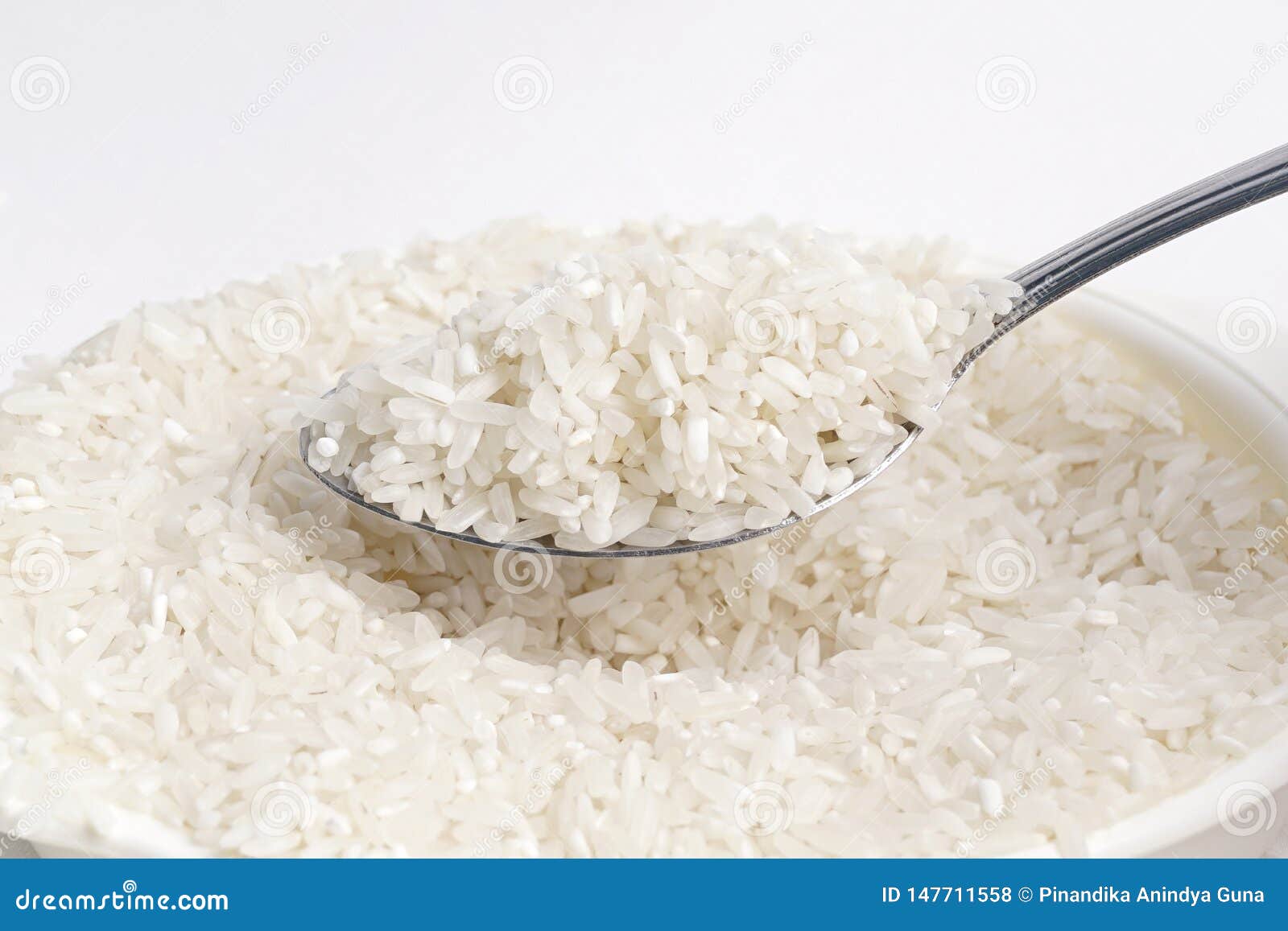 White Rice for Design Material Stock Photo - Image of organic, clean ...