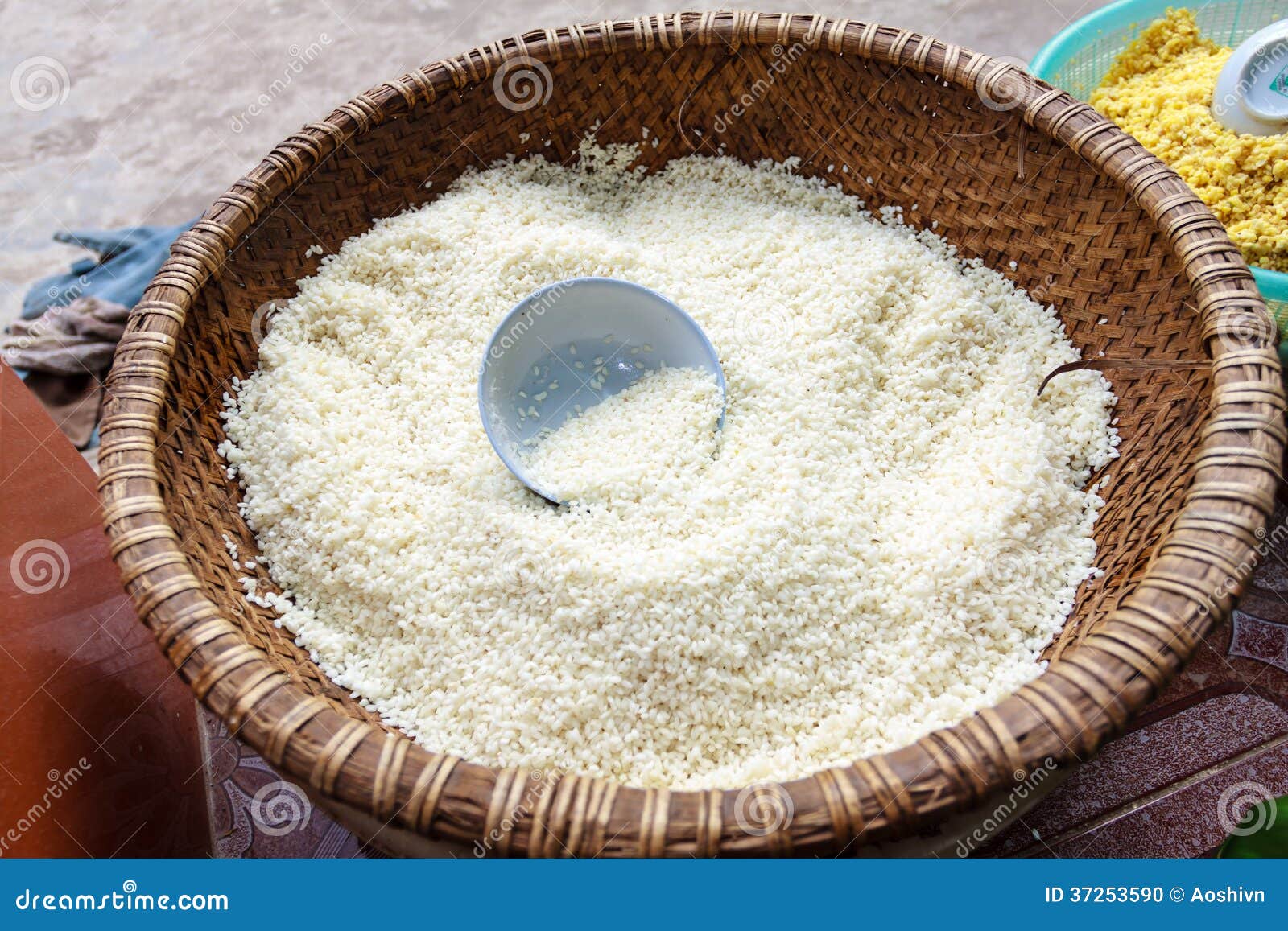 White rice stock photo. Image of agriculture, healthy - 37253590