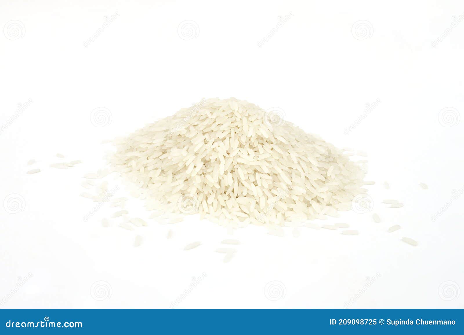 White Rice on White Background Stock Image - Image of background, china ...