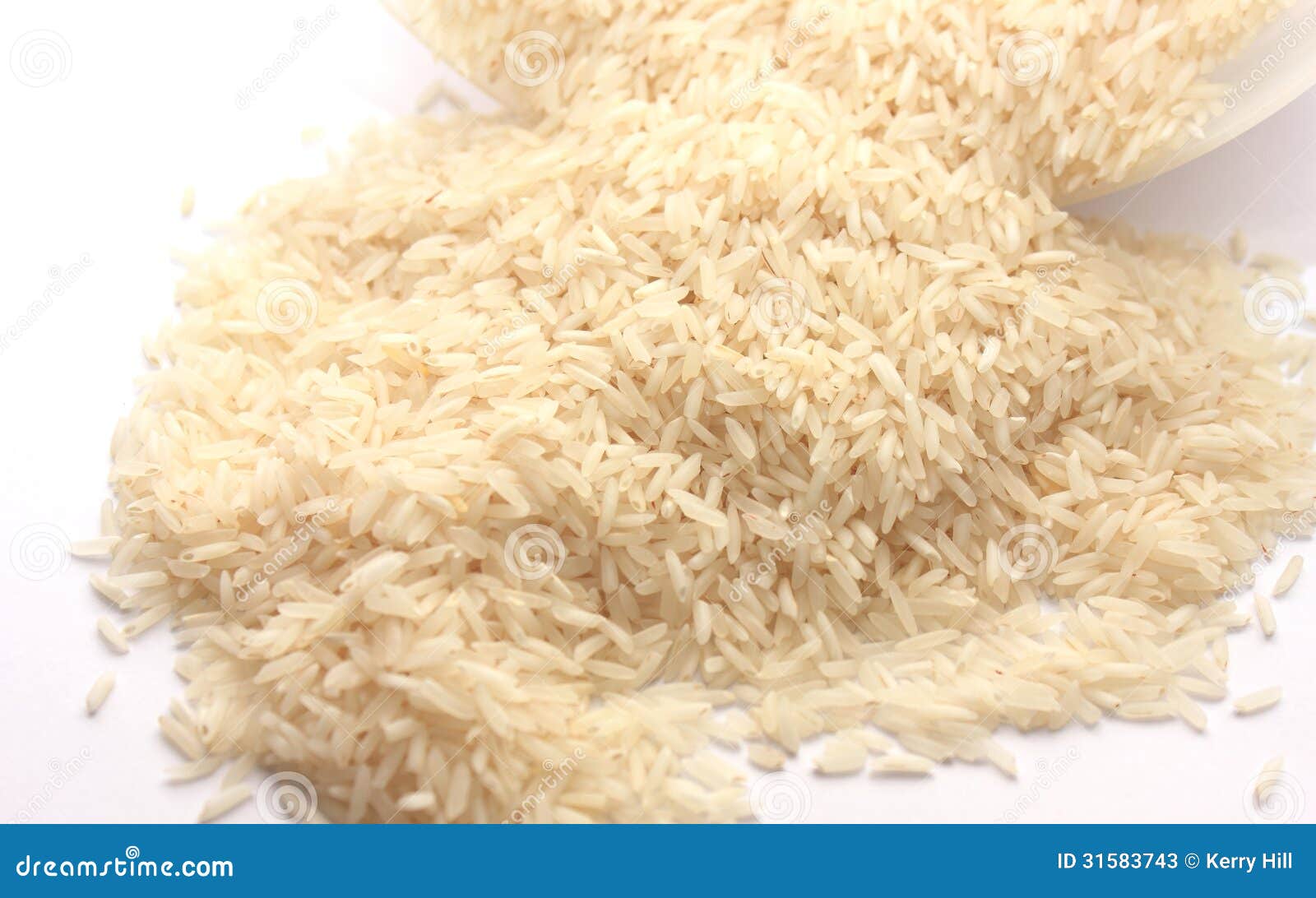 White rice stock image. Image of cereal, heap, carbohydrates - 31583743