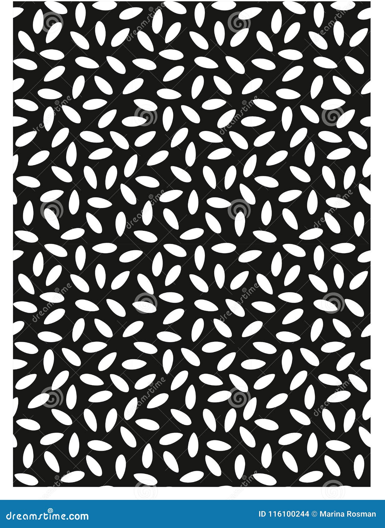 Rice seamless pattern stock vector. Illustration of rice - 116100244