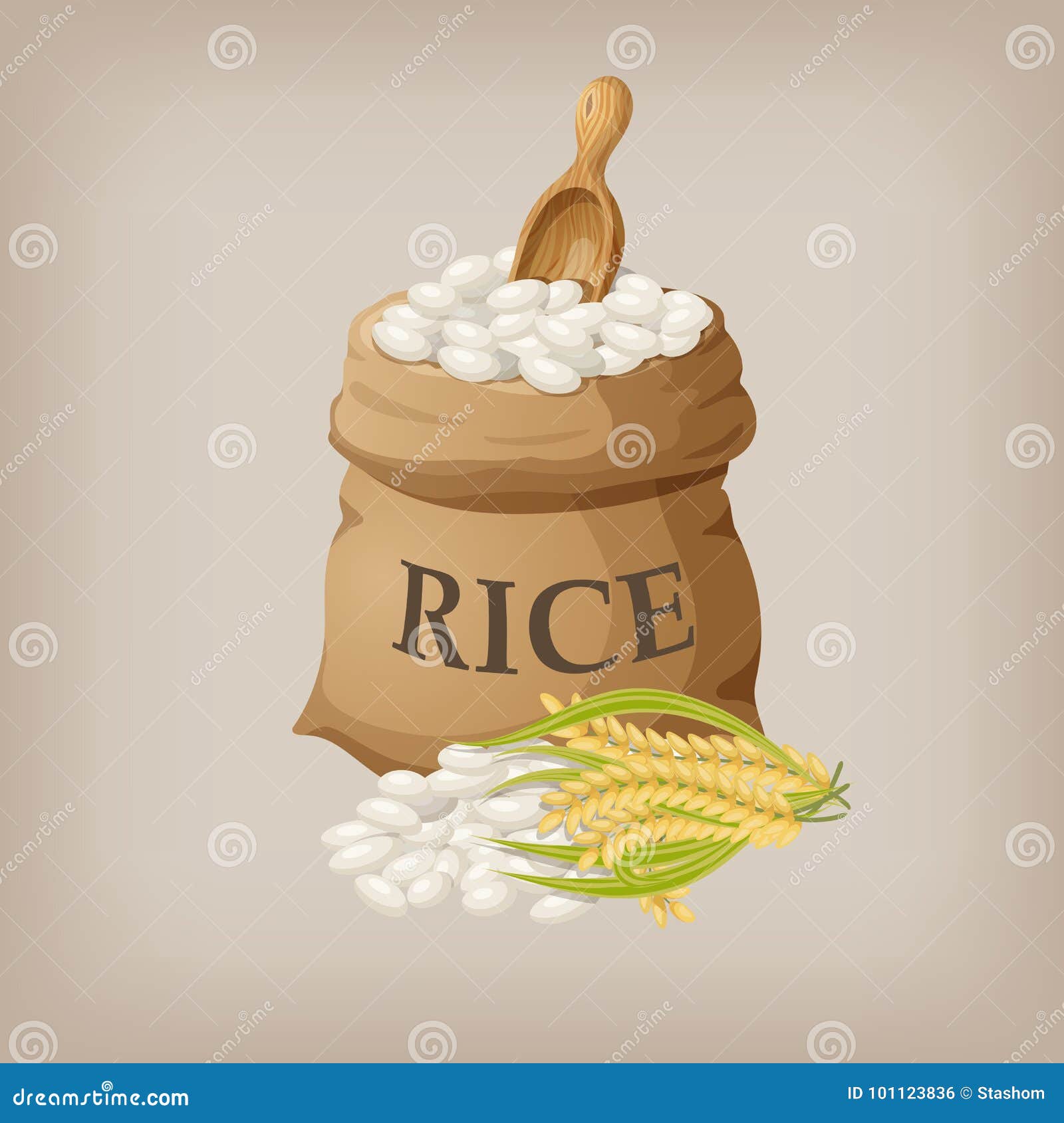 Rice Sack Stock Illustrations – 294 Rice Sack Stock Illustrations ...