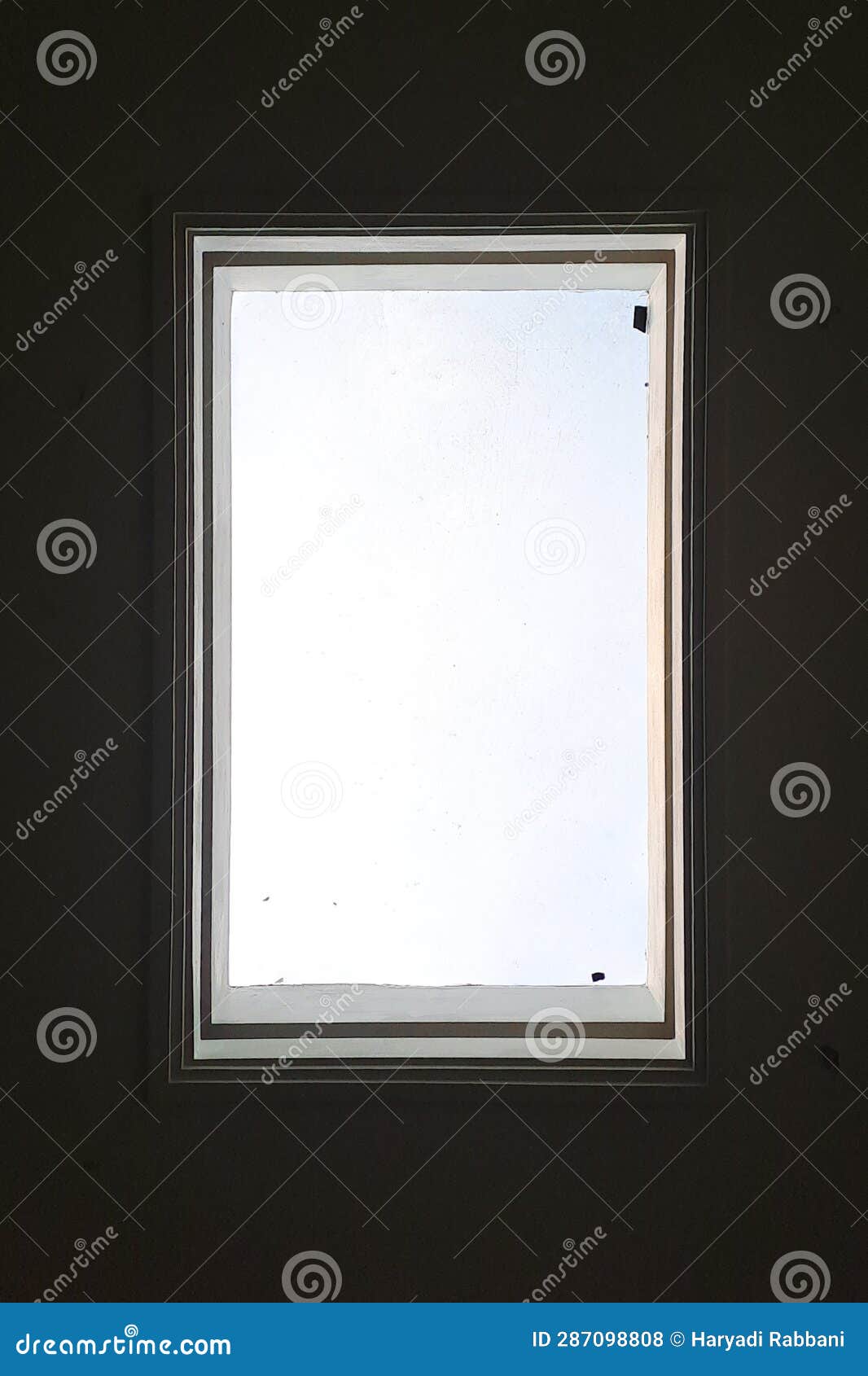 White Rigid Skylights stock photo. Image of house, glass - 287098808