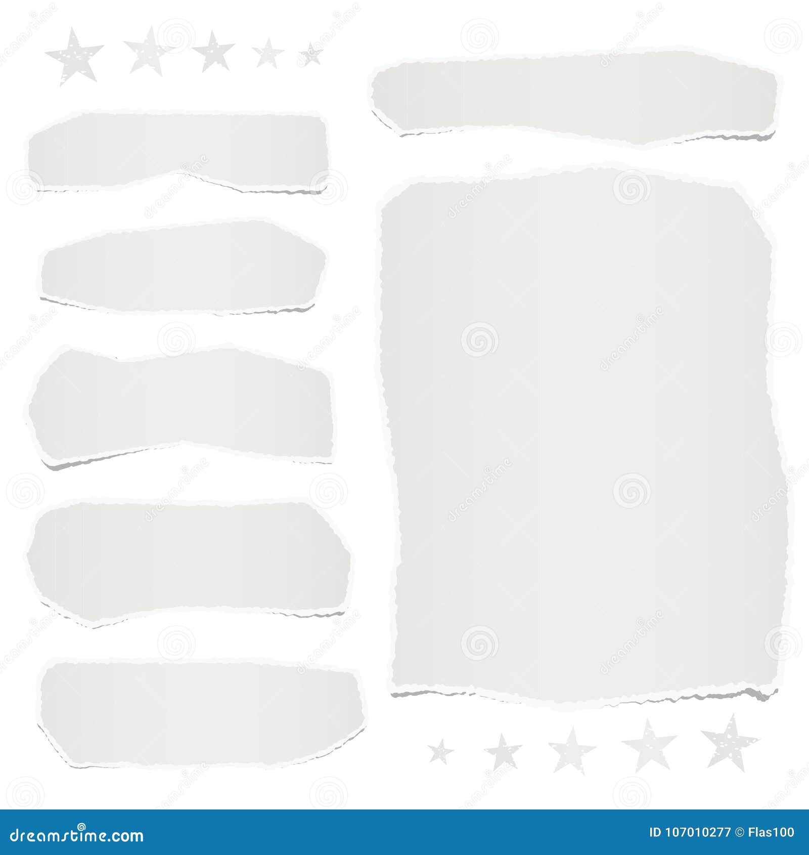 Ripped Blank Note, Notebook Paper Strips, Adhesive, Sticky Tape For ...