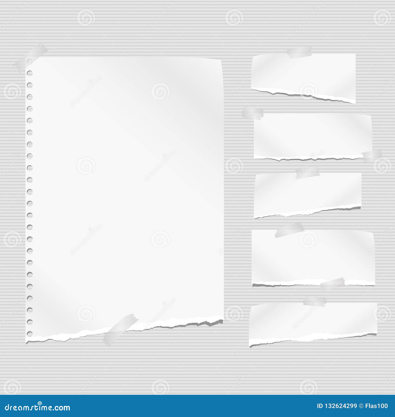 Torn Notebook Paper Vector
