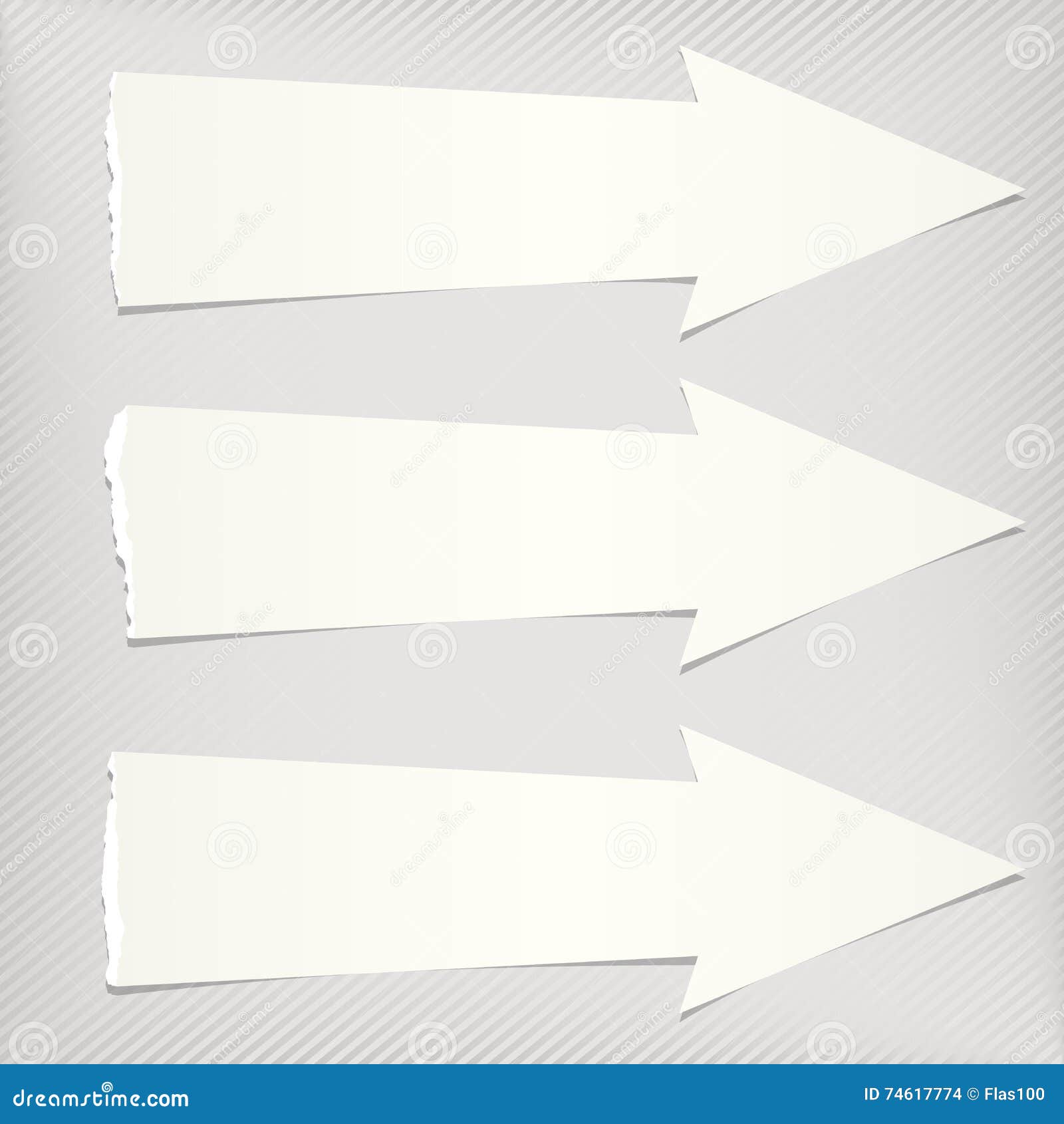 Ripped Diagonal Long Hole In Sheet Of White Paper. Transparent ...