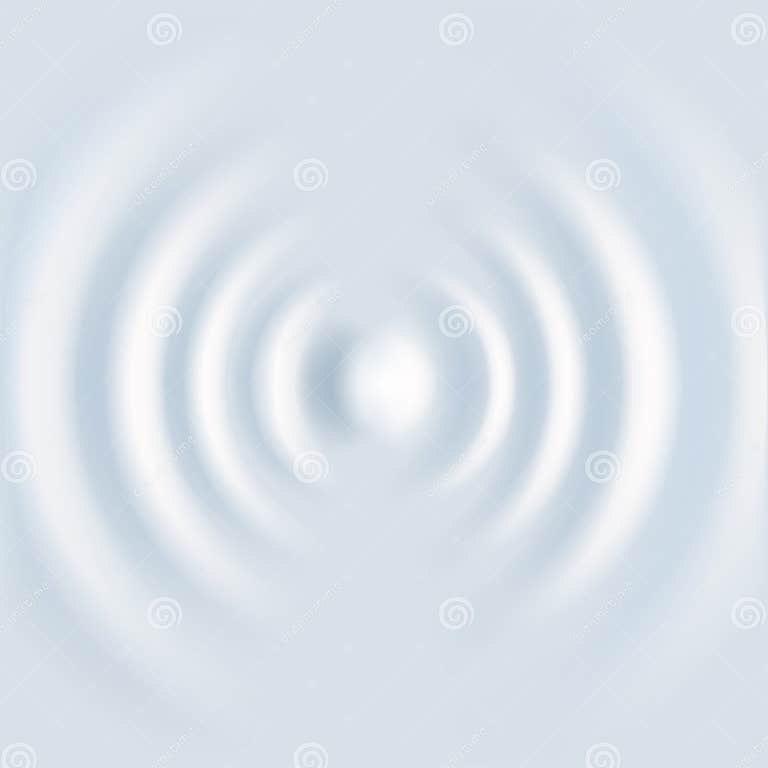 White Ripple Circle Wave Background Stock Vector - Illustration of drip ...