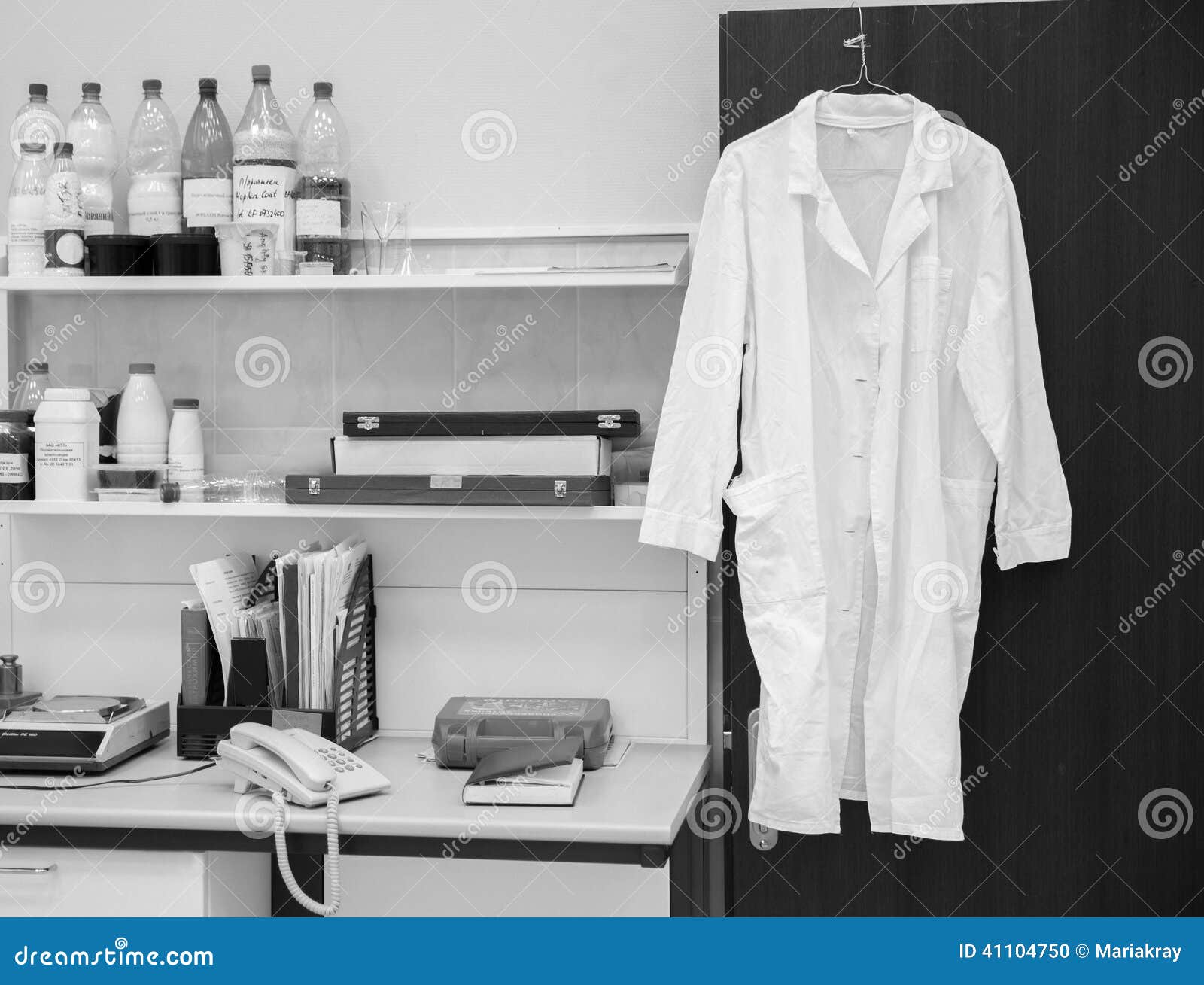 White robe stock photo. Image of laboratory, clothing - 41104750