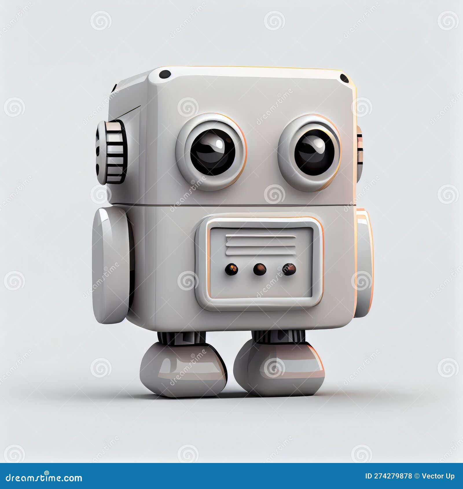 White Robot. Chat Bot, Artificial Intelligence. Generative AI. Stock ...