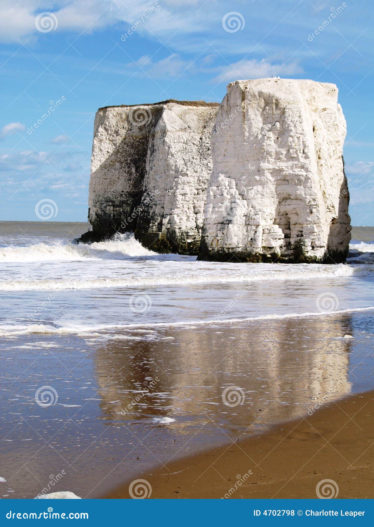 White Rock on beach stock photo. Image of sandy, beach - 4702798
